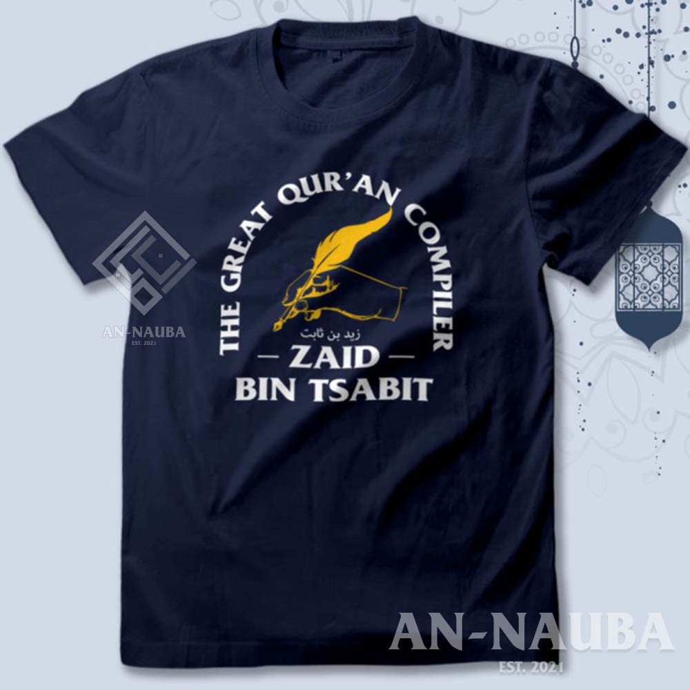 Jual Kaos Dakwah Islami Sahabat Nabi / ZAID BIN TSABIT TSHIRT / Baju ...