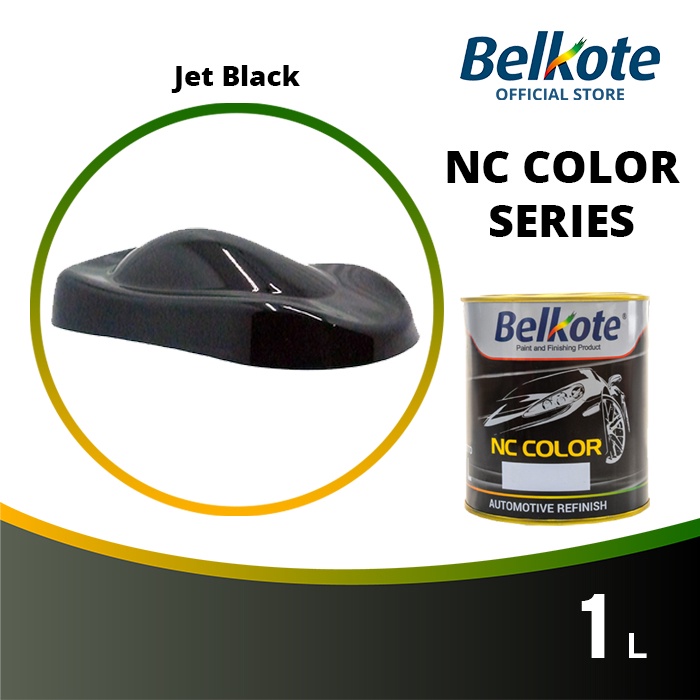 Jual Belkote NC Color Series - Solid, Jet Black 81, 1L (Cat Duco / Cat ...