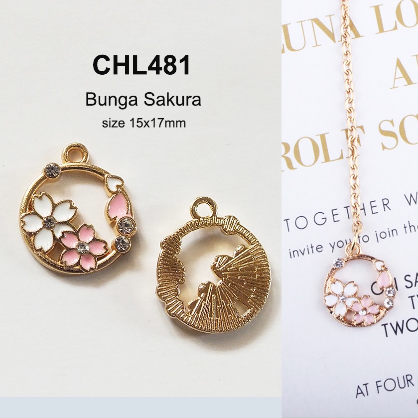 Jual Charm Enamel Tema Jepang (Kimono / Mt.Fuji / Sakura) Charm Korea ...