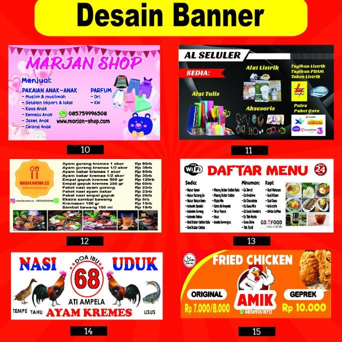 Jual 523- Cetak / Print Spanduk / Banner Flexy 280 Standard | Shopee ...