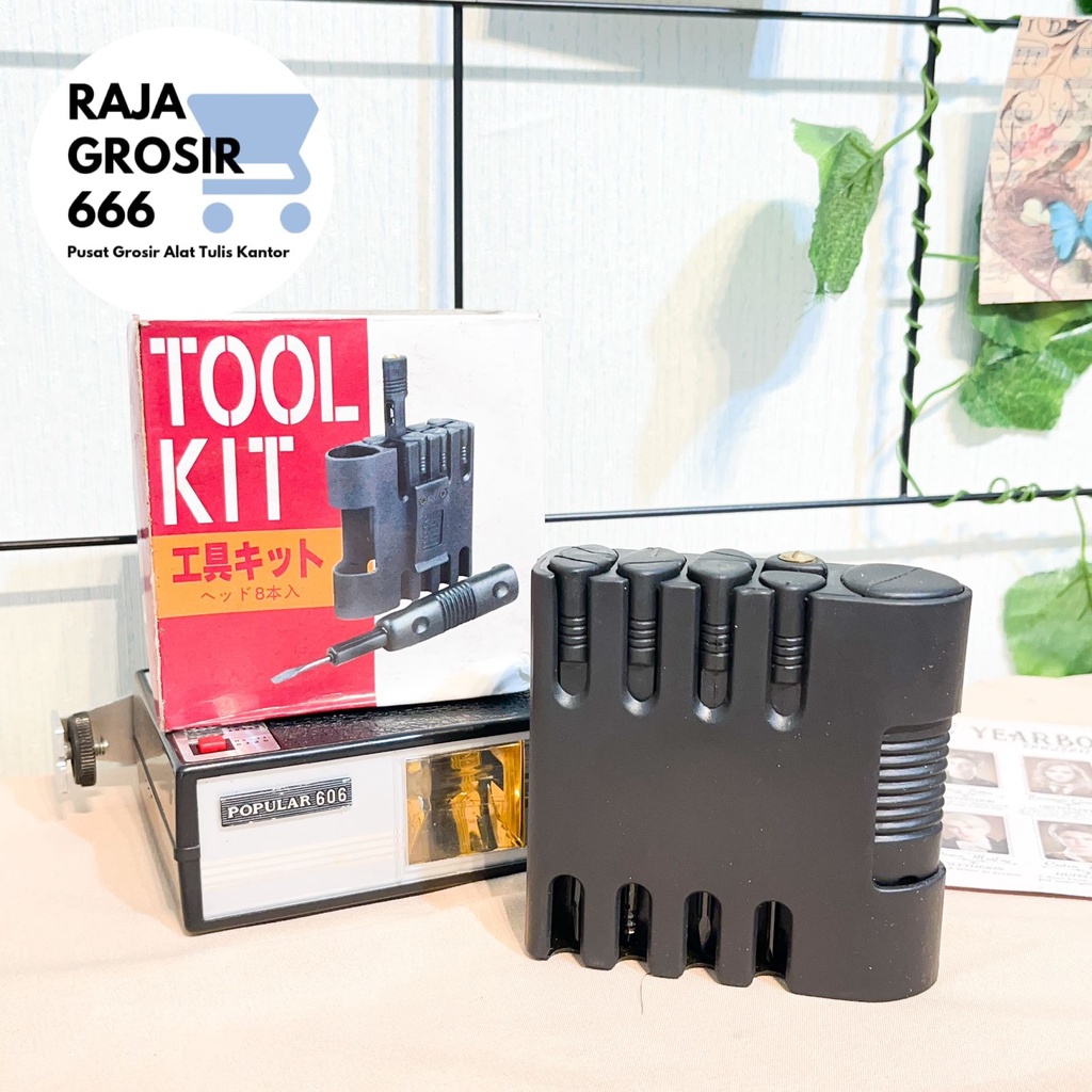 Jual SET OBENG TOOL KIT 7 IN 1 MERK MEMO ALAT PERKAKAS TOOL BOX COD ...