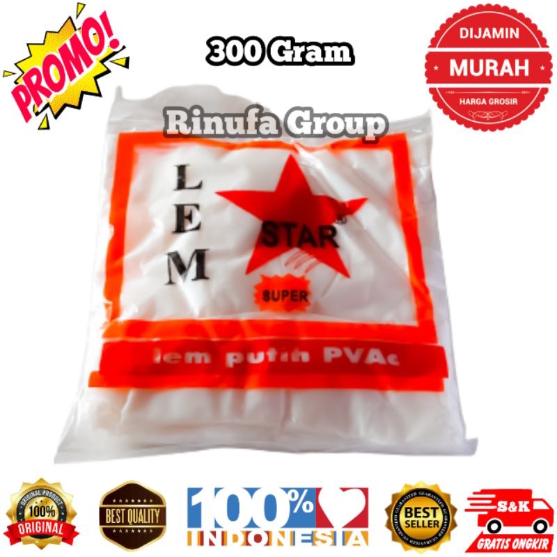 Jual LEM KAYU STAR 300 GRAM | Shopee Indonesia