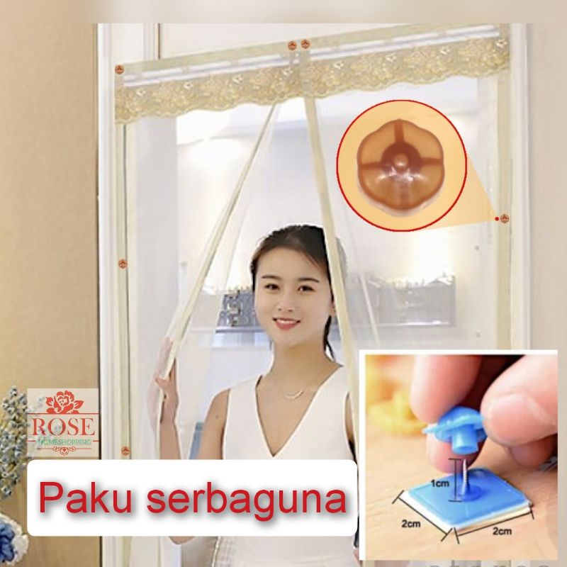 Jual stiker paku payung tirai magnet cocok untuk pemasangan tirai ...