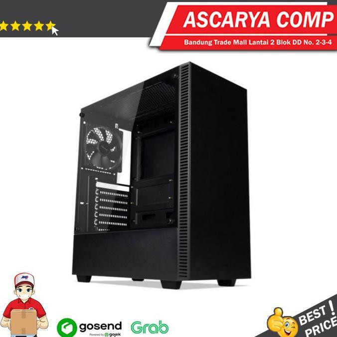 Jual Buruan Serbu] Tecware Nexus C Black Tempered Glass Minimalist Mid ...