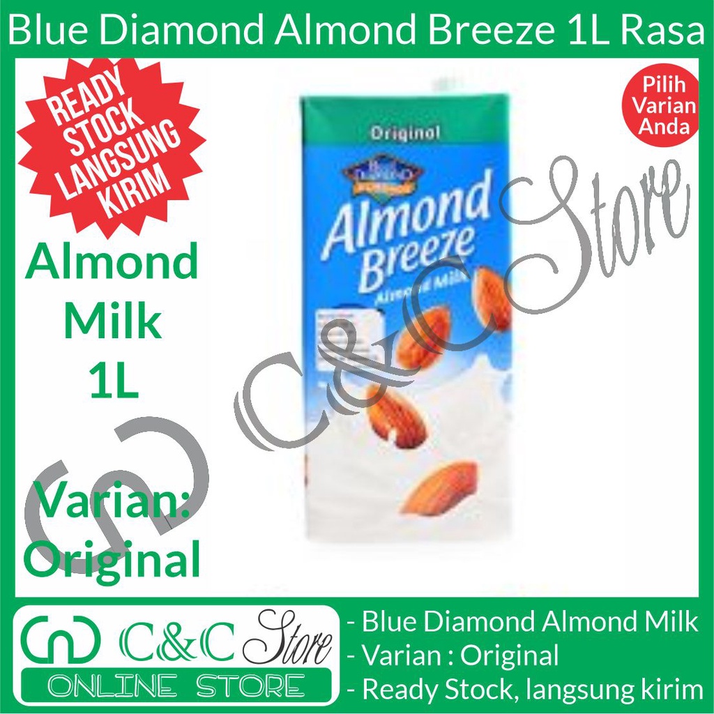 Jual Almond Breeze Blue Diamond Almonds susu uht milk rasa 946ml 946 ml | Shopee Indonesia
