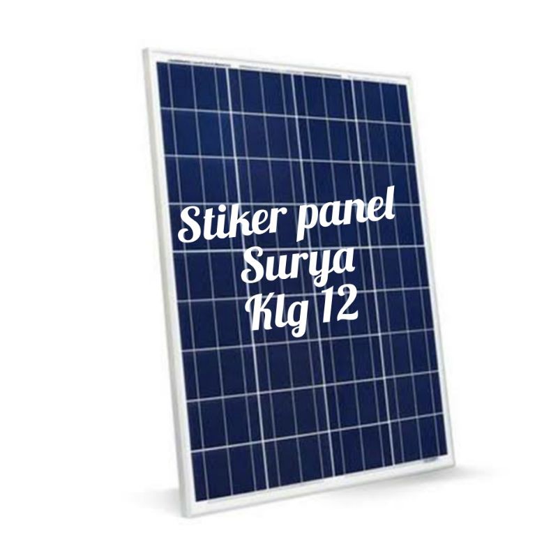 Jual Stiker Panel Surya KLG | Shopee Indonesia