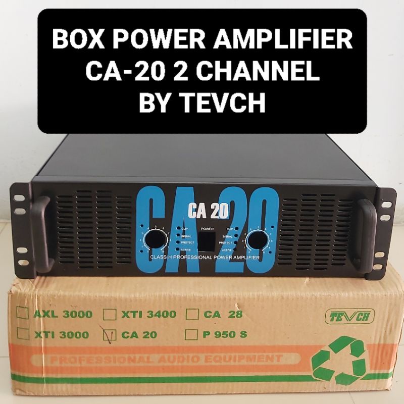 Jual CA20 Box Power Amplifier CA-20 2 Channel Boks Ampli Pawer | Shopee Indonesia
