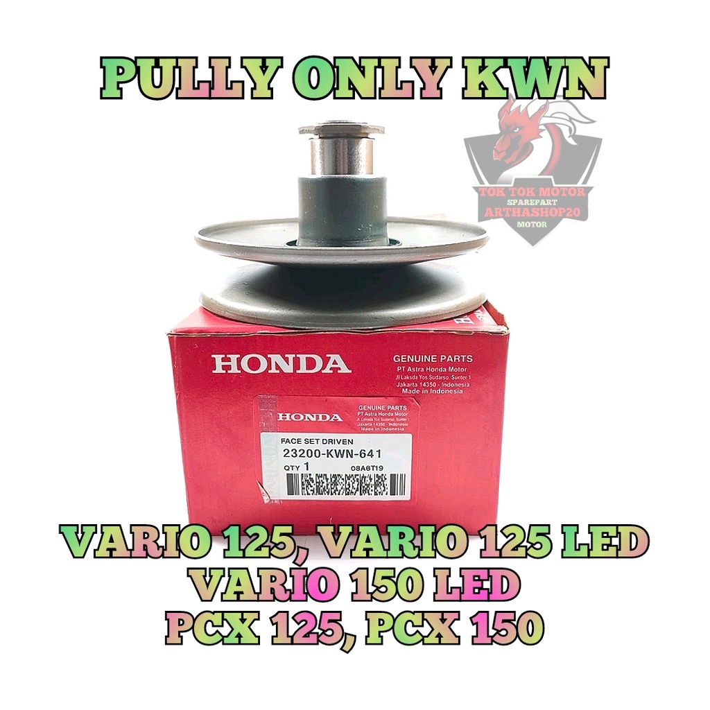 Jual PULLY ONLY KUALITAS ASLI ORIGINAL HONDA VARIO 125 , VARIO 125 LED ...