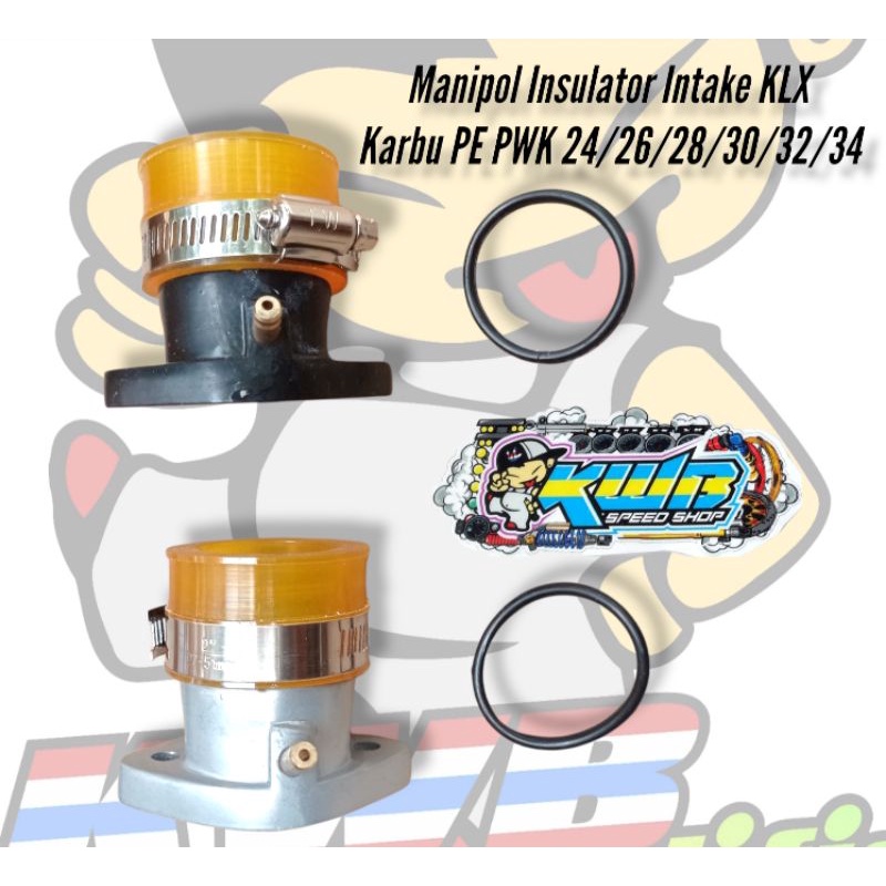 Jual Manipol KLX Manifold klx Intake manipol Karet Manifold Insulator Intake Intek Manipol ...