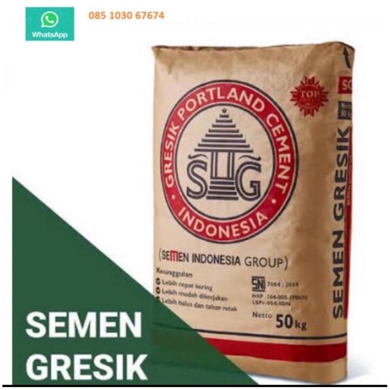 Jual SEMEN GRESIK 40 kg | Shopee Indonesia