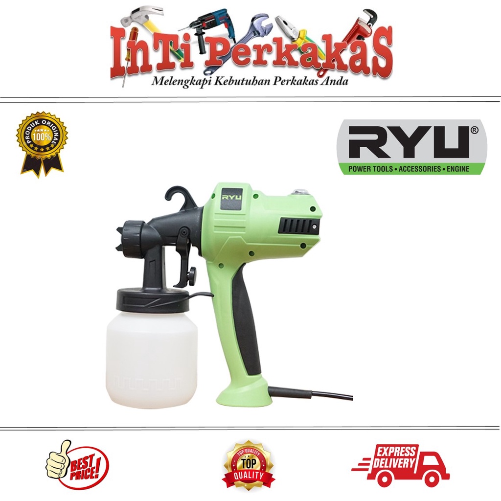 Jual SPRAY GUN ELECTRIC ELEKTRIK RYU MESIN SEMPROT CAT LISTRIK RSE 800 ...
