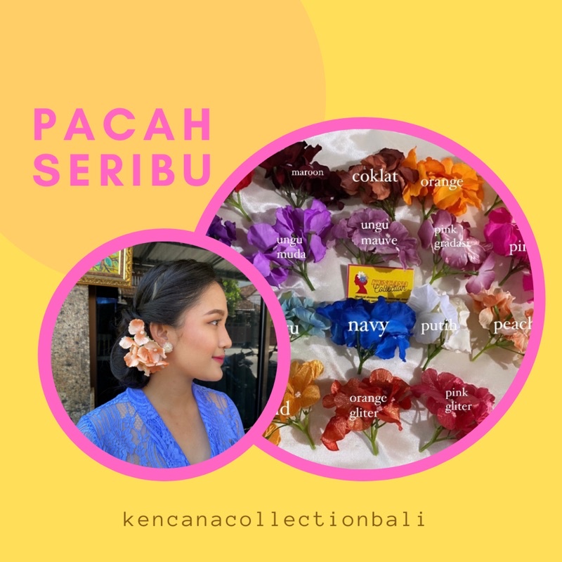 Jual bunga hairdo pacah seribu / bunga kain / hydrangea | Shopee Indonesia