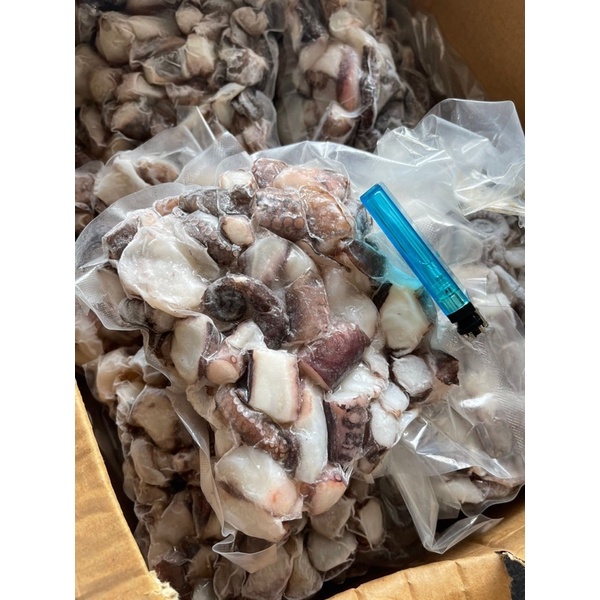 Jual Tako Cut/Potongan Gurita Matang /octo takoyaki frozen 500gr ...