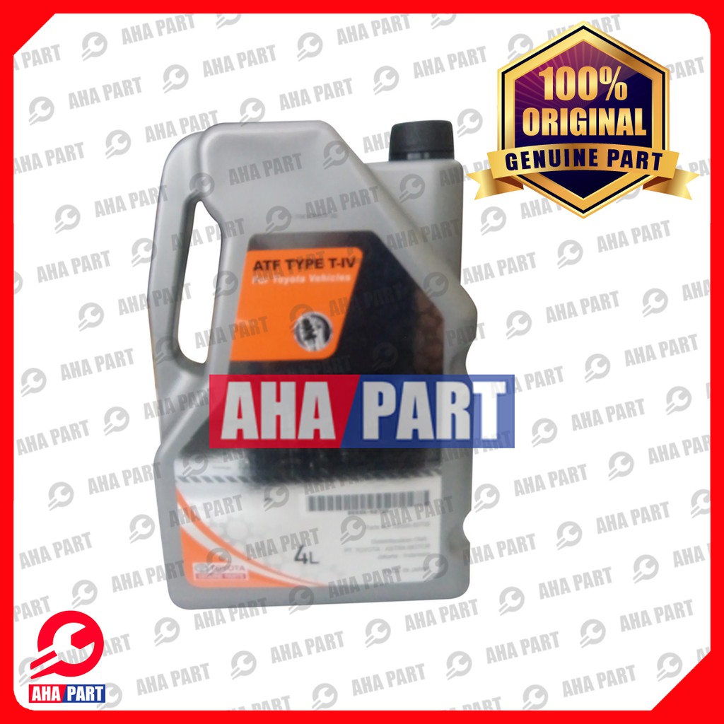 Jual Toyota ATF FLUID TYPE-TIV ( Oli ) Part No. 08886-80705 | Shopee ...