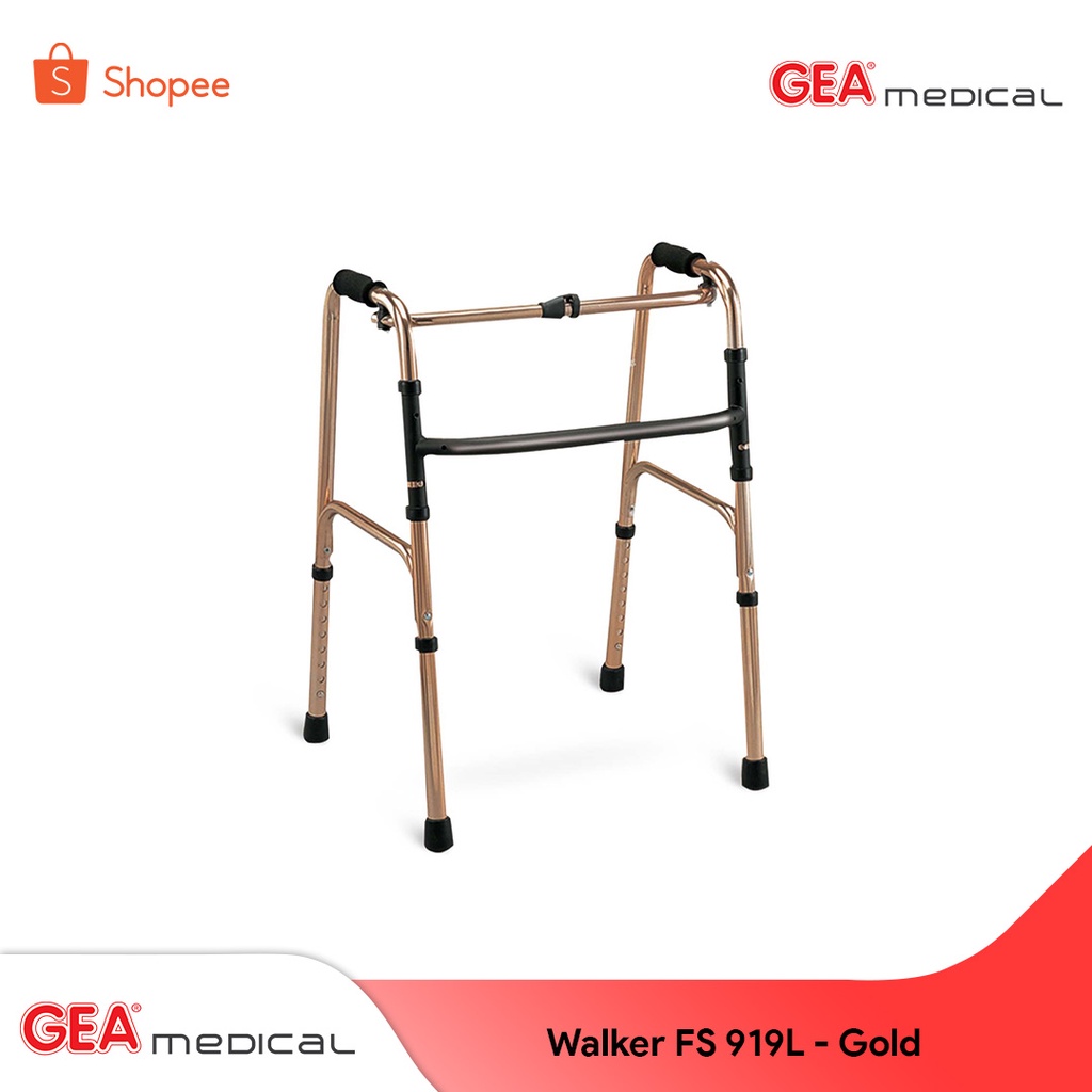 Jual GEA Walker FS 919L (GOLD Bright Bronze) | Shopee Indonesia
