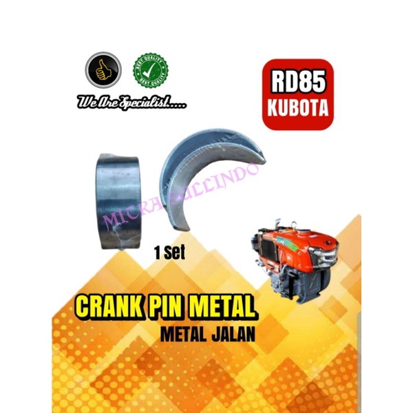 Jual RD85 Crank pin metal-Metal jalan untuk mesin diesel Kubota 8.5HP | Shopee Indonesia