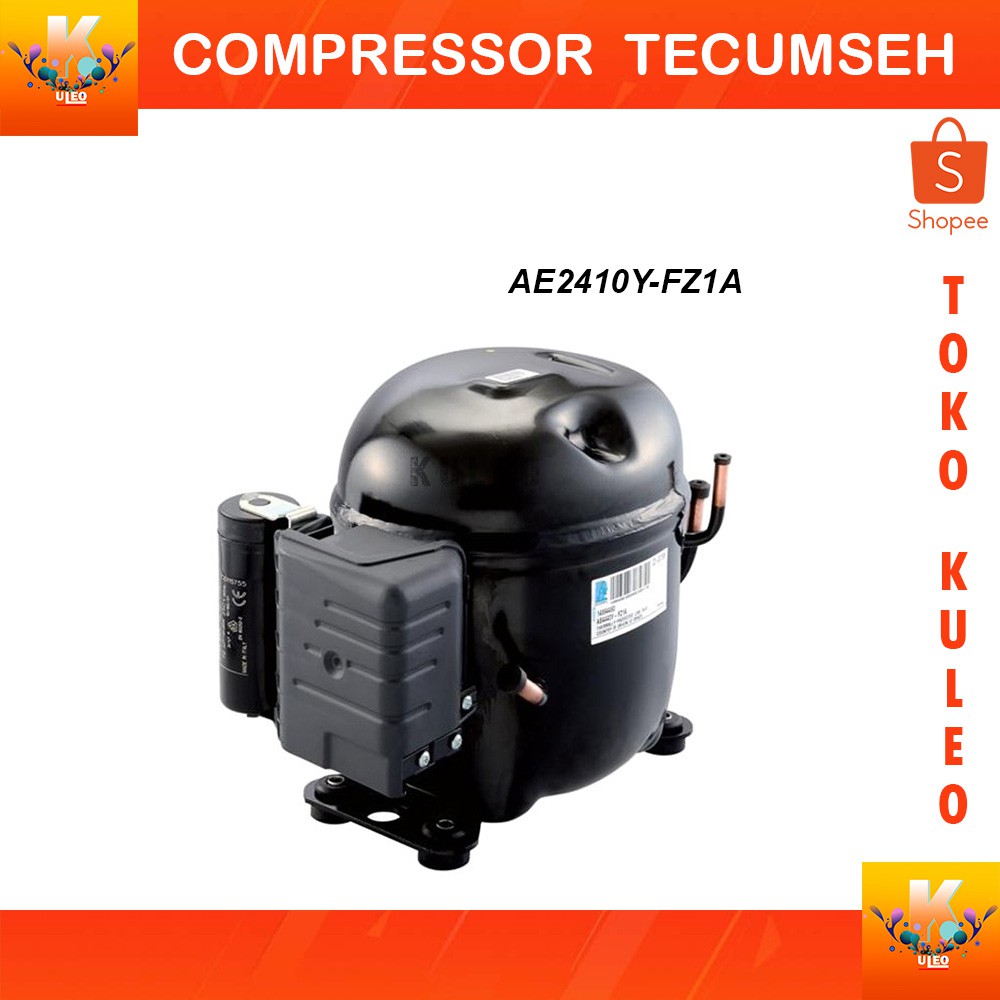 Jual Kompresor Tecumseh 1/4 AE2410Y - Compressor TECUMSEH ae 2410 R-134 ...