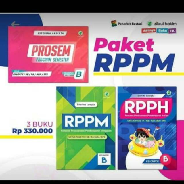 Jual Paket RPPM RPPH PROSEM Untuk PAUD/KB/RA/ABA/SPS | Shopee Indonesia