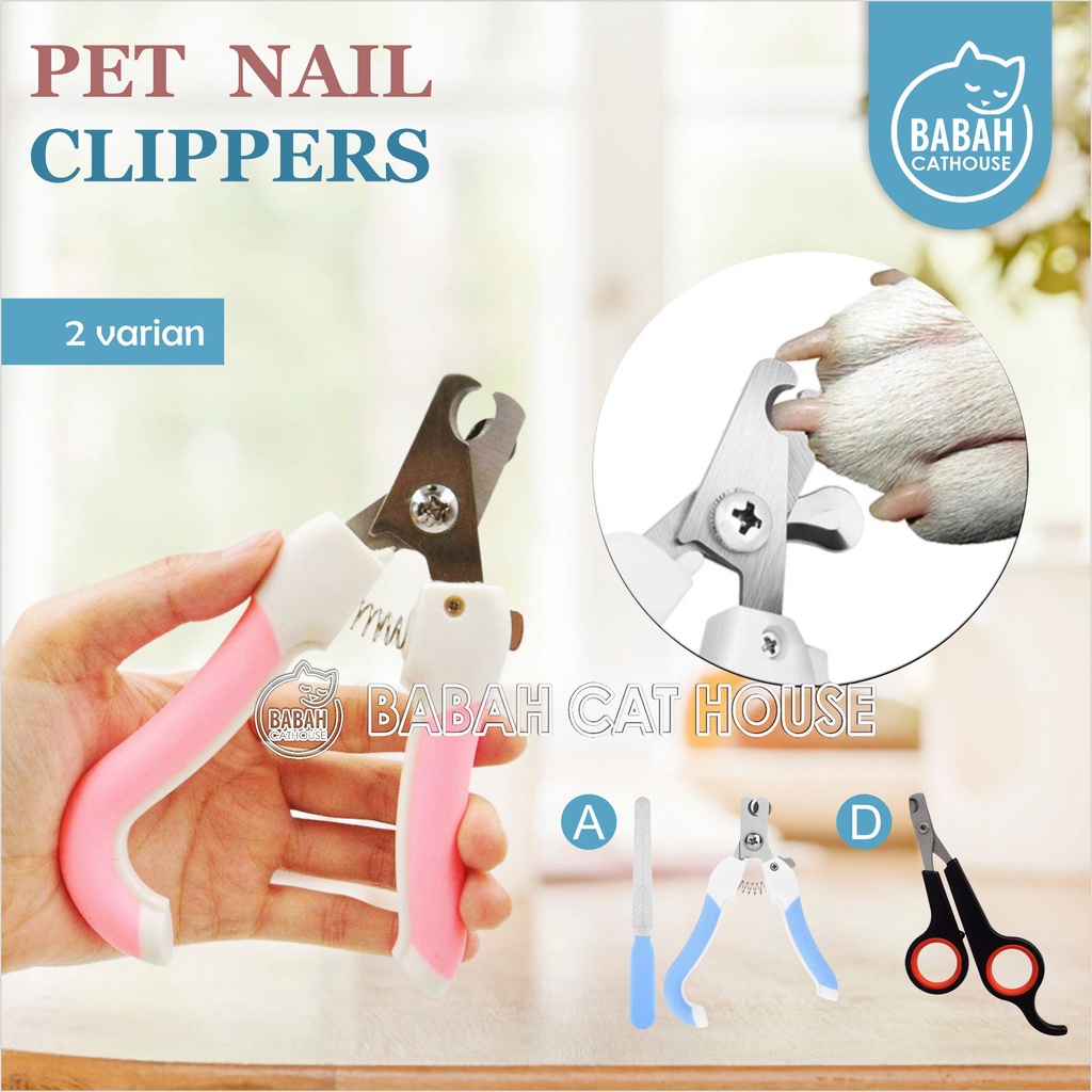 Jual Gunting Kuku Pemotong Kucing Anjing Hewan Set Grooming Alat Potong ...