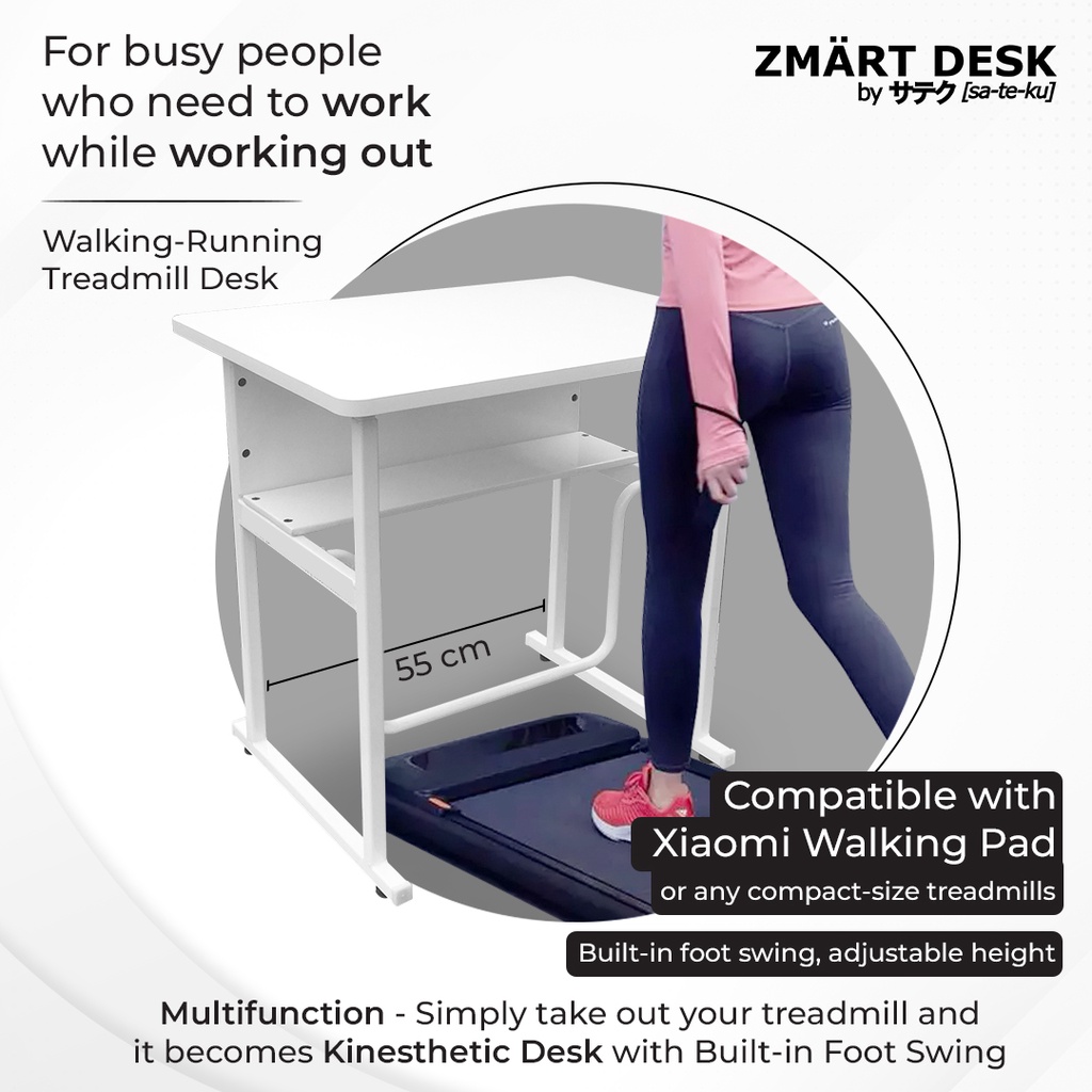 Jual Standing Desk Treadmill Lipat Xiaomi Walking Pad Custom Lebar ...