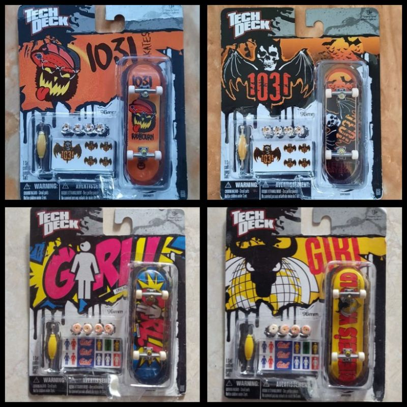 Jual TechDeck Fingerboard Tech Deck 1031 & Girl | Shopee Indonesia