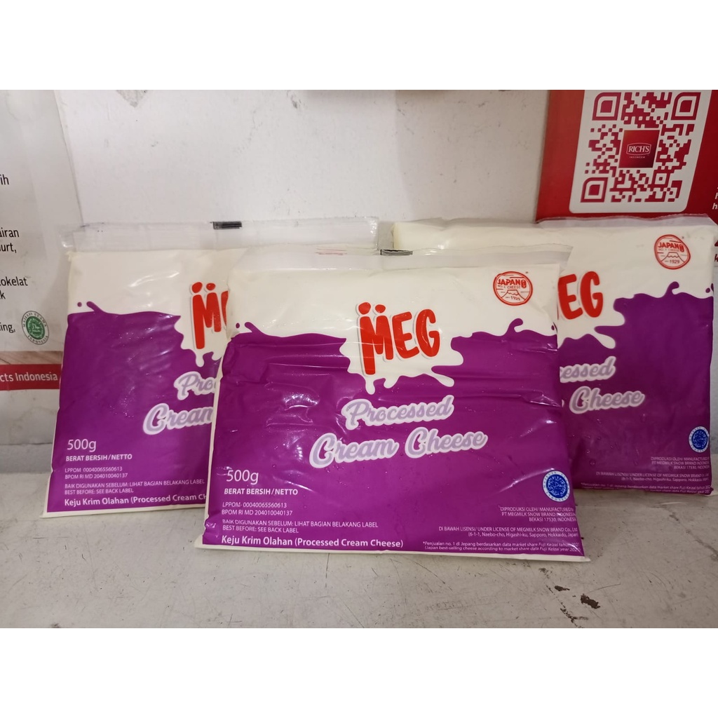 Jual Meg Cream Cheese 500 Gr (0474) | Shopee Indonesia