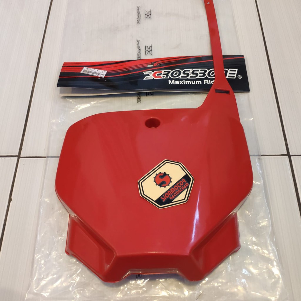 Jual Cover Plat Nomor Start / Papan Number Honda CRF 230 Merah ...