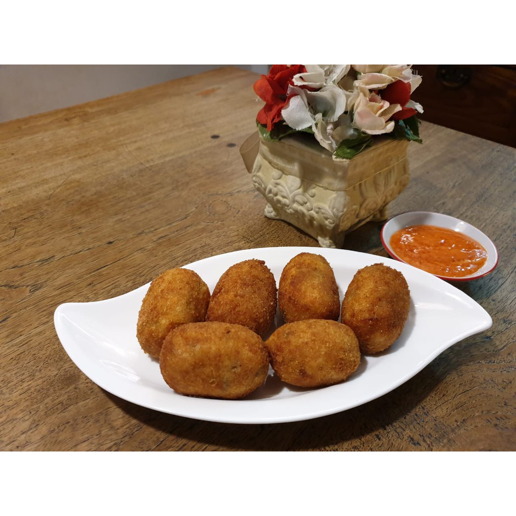 Jual KROKET RAGOUT AYAM TINGGAL GORENG ISI 6 PCS | Shopee Indonesia