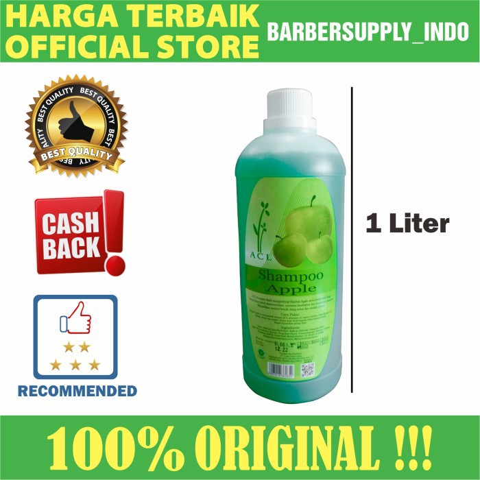 Jual ACL SHAMPOO Barber Salon Spa Aromatic Apel 1 Liter | Shopee Indonesia