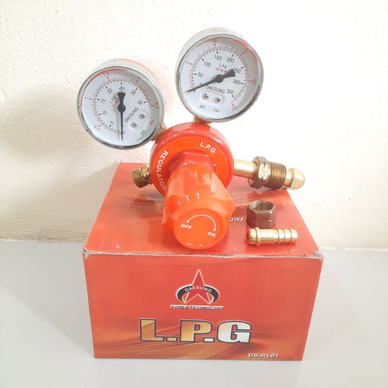 Jual Regulator LPG Daesung DS-RL01 Regulator Las LPG Daesung Korea Technology | Shopee Indonesia