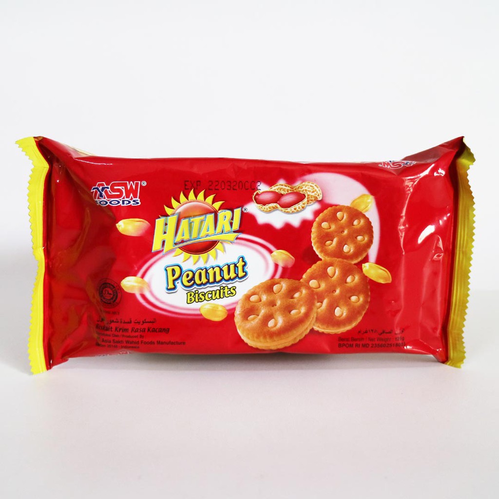 Jual ASW HATARI PEANUT BISCUIT 250 GRAM | Shopee Indonesia