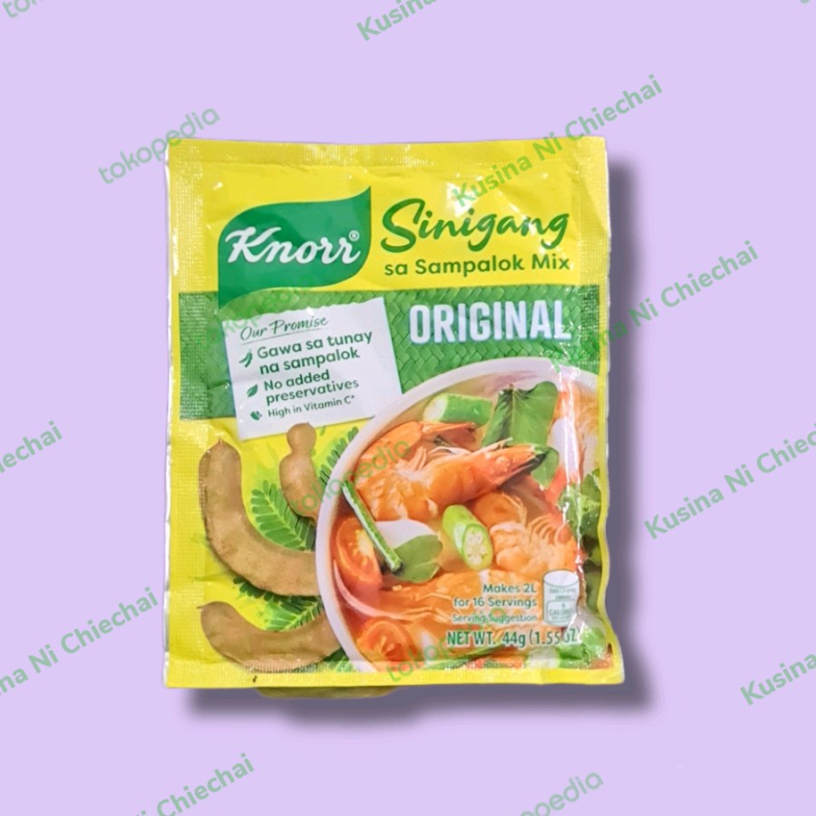 Jual Knorr Sinigang Sa Sampalok / Tamarind Soup Mix / Bumbu Sayur Asam | Shopee Indonesia