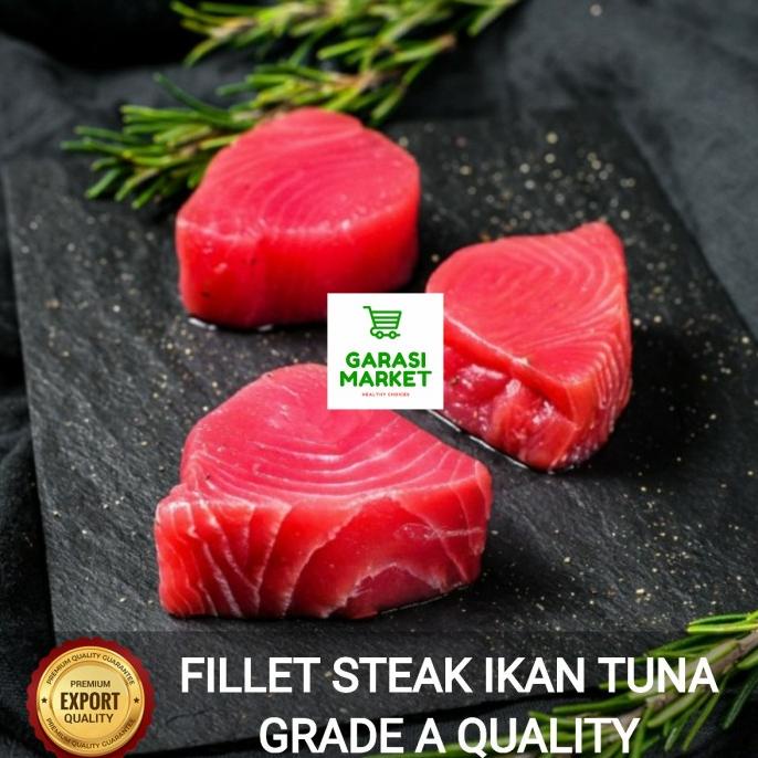 Jual Daging Fillet Ikan Tuna Steak Premium 1kg Segar Grade A Export ...