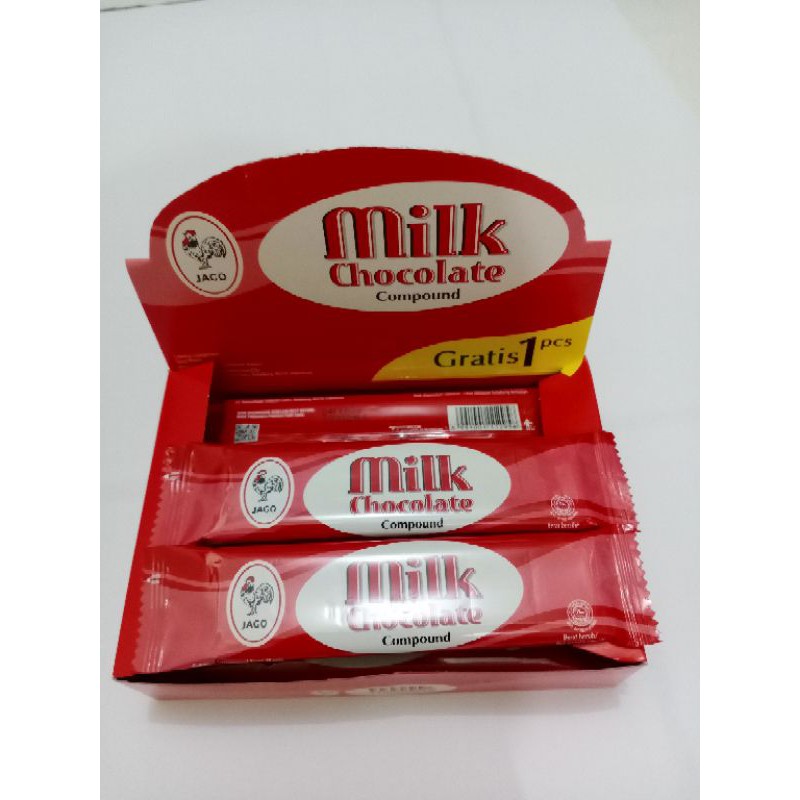 Jual Jago Milk Chocolate 12+1 pcs (8g) | Shopee Indonesia