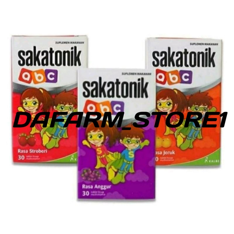 Jual Sakatonik ABC 30 Tablet / Multivitamin Anak | Shopee Indonesia