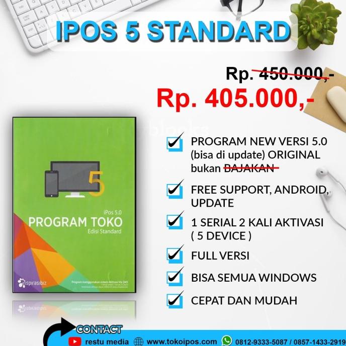 Jual Program Toko Ipos 5 Standart Original - Free Konsultasi | Shopee Indonesia