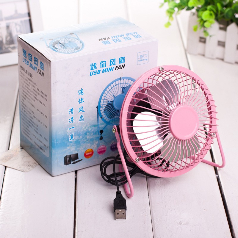 Jual Mini USB 6'' METAL Fan Desktop Silent Fan Portable Laptop Notebook ...