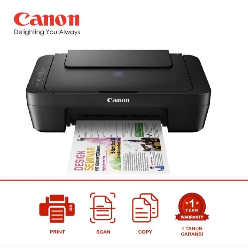 Jual CANON PIXMA E-410 All In One Inkjet Printer (Print, Scan, Copy ...