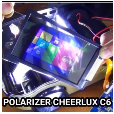 Jual POLARIZER polaris LCD proyektor CHEERLUX C6 C7 BAGIAN DEPAN TER ...