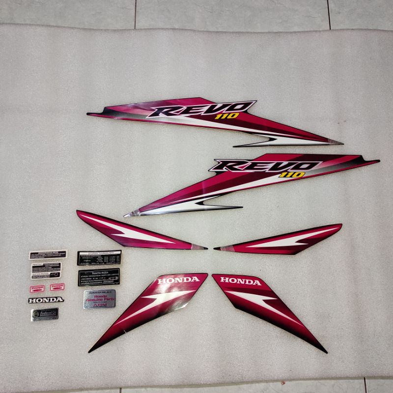 Jual Stiker stripping striping decal graphic Honda Absolute Revo 110 SW ...