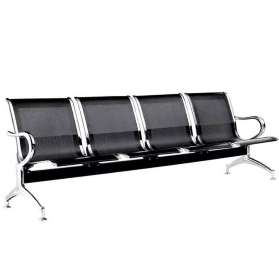 Jual Kursi Tunggu 4 Dudukan Sandaran High Quality | Shopee Indonesia