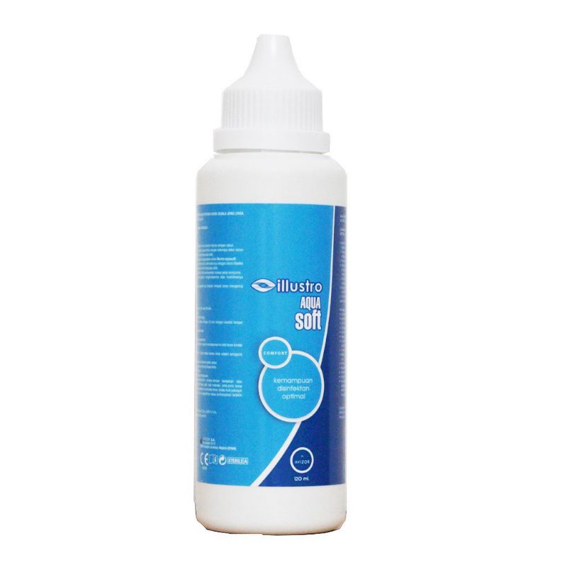 Jual Cairan Softlens Aquasoft 120ml By Illustro / Aquasoft 120ml ...