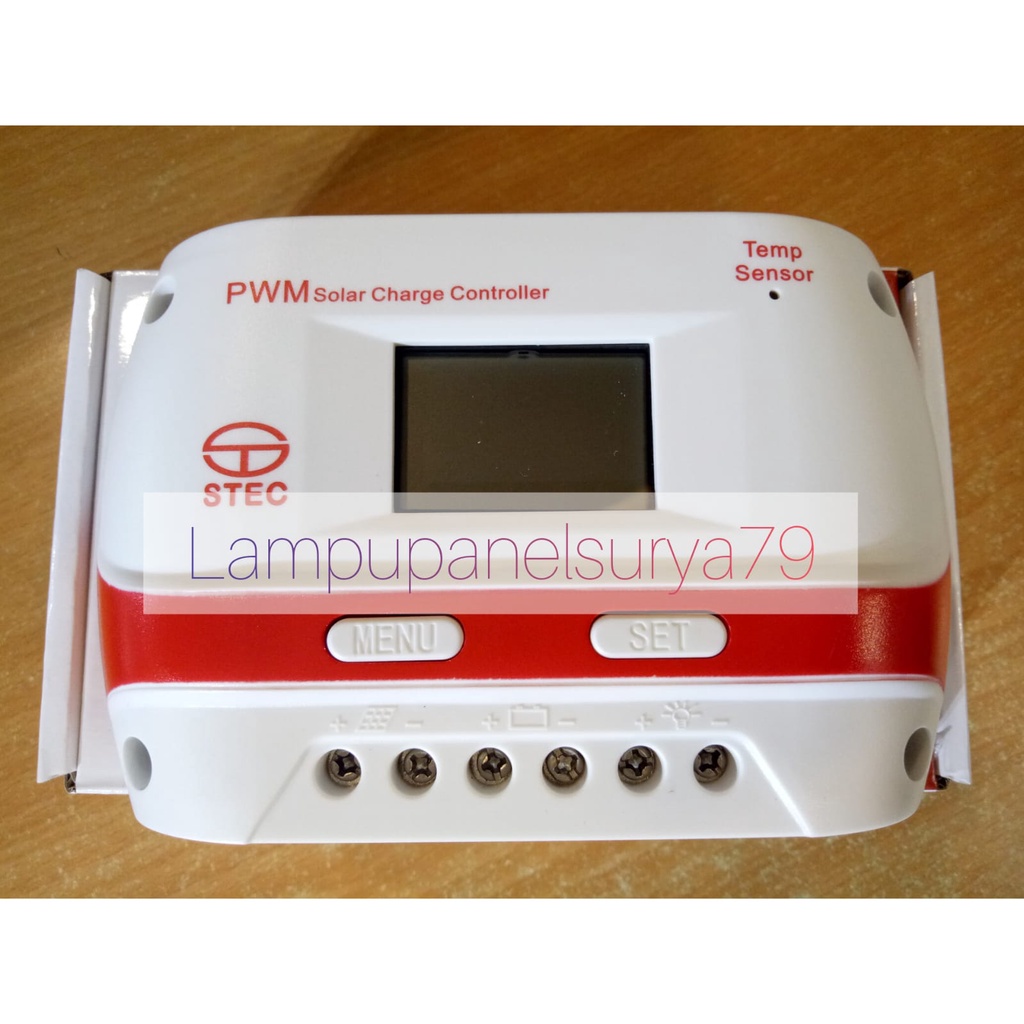Jual Solar Charge Controller 20A SCC STEC 20a Controller 20 a 12/24V PWM Display | Shopee Indonesia