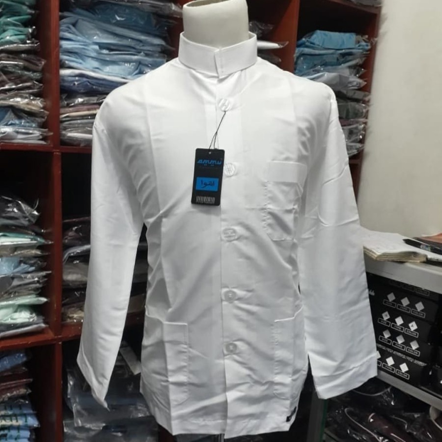 Jual BAJU KOKO AMMU Amu Collection Original Warna Putih Habib Takwa ...