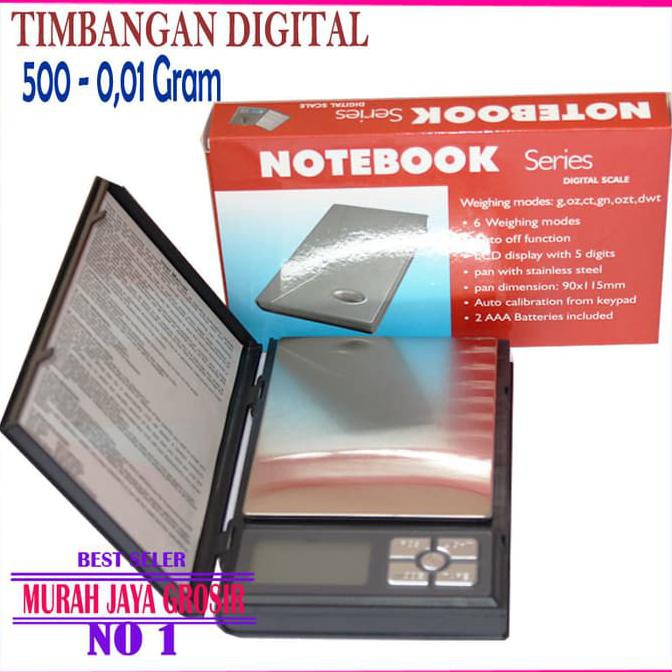Jual Digital pocket Timbangan digital 500-0,01 gram NoteBook series ...