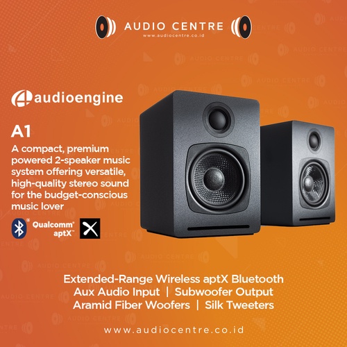 Jual Audioengine A1 Active Bluetooth Desktop Speaker with bluetooth ...