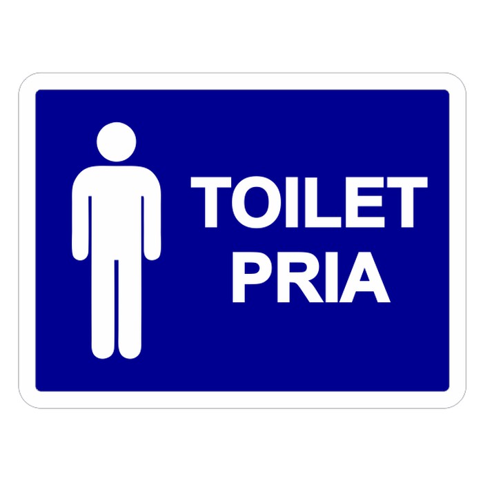 Jual Toilet Sign Papan Penunjuk Toilet Akrilik Acrylic 20x15cm | Shopee ...