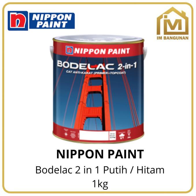 Jual Nippon Paint Bodelac 2 in 1 Cat Besi Anti Karat 1 kg | Shopee ...