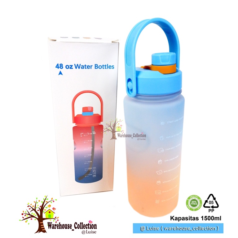 Jual Botol Minum Pelangi 1,5 liter/ Botol Air Rainbow / Botol Minum ...