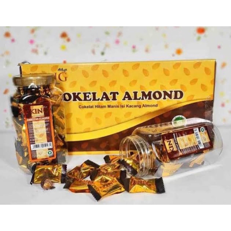 Jual cokelat almond d'king | coklat almond | coklat almond | makanan ...